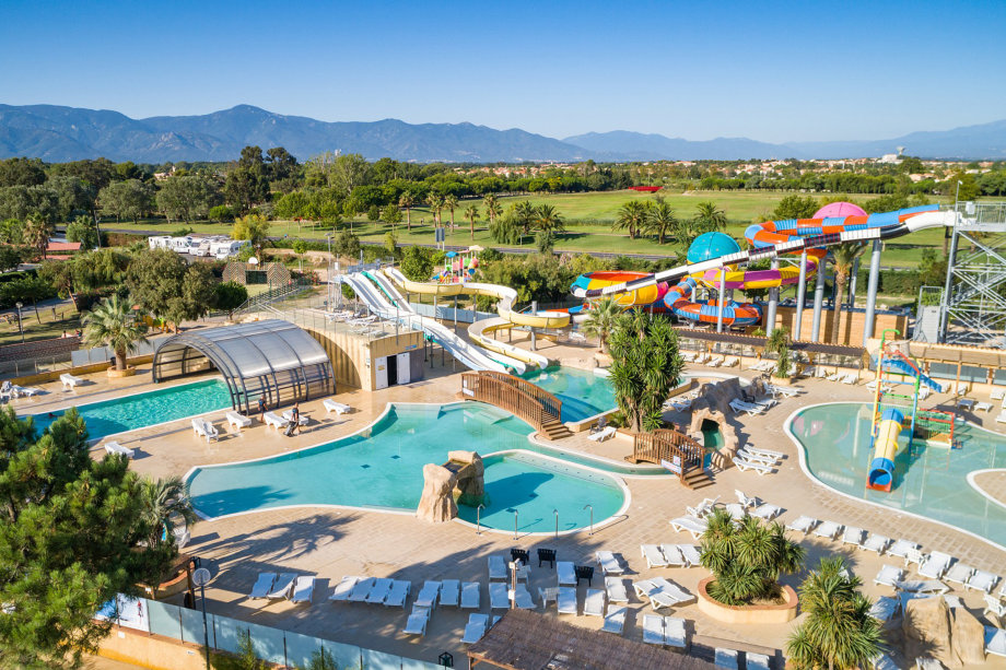 Camping Pyrénées Orientales | 5 étoiles avec parc aquatique | Luxe